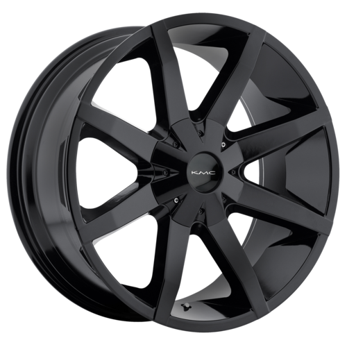 KMC KM651 Slide 22 X9.5 6-135.00/139.70 15 BKGLXX | Discount Tire