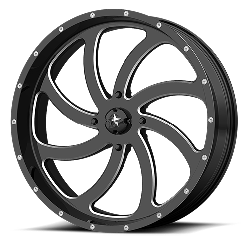 MSA Offroad Wheels M36 Switch 22 X7 4-136.00 4.00+4.00BKGLBM | America ...