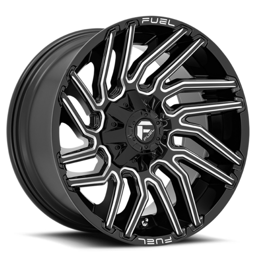 Fuel Wheels Typhoon D773 22 X12 8-180.00 -44 BKGLBM | Discount Tire