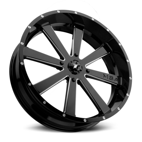 MSA Offroad M34 Flash 22 X7 4-136.00 4.00+4.00BKGLBM | Discount Tire