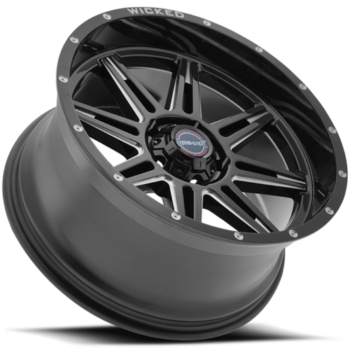 Wicked Off-Road Wheels W905 20 X10 5-139.70 -24 BKGLBA | America's Tire