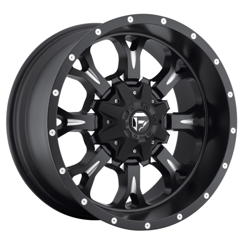 Fuel Wheels Krank D517 18 X9 6-135.00/139.70 -12 BKMTBM | Discount Tire