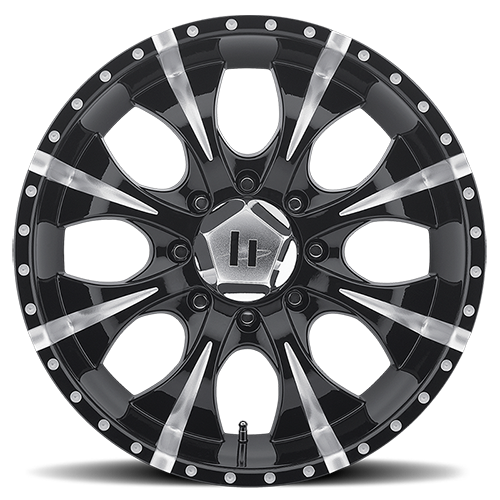 Helo HE791 Maxx 20 X10 8-165.10 -12 BKGLML | Discount Tire