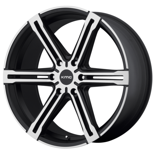 KMC KM686 Faction 22 X9.5 6-139.70 38 BKMTMS | Discount Tire