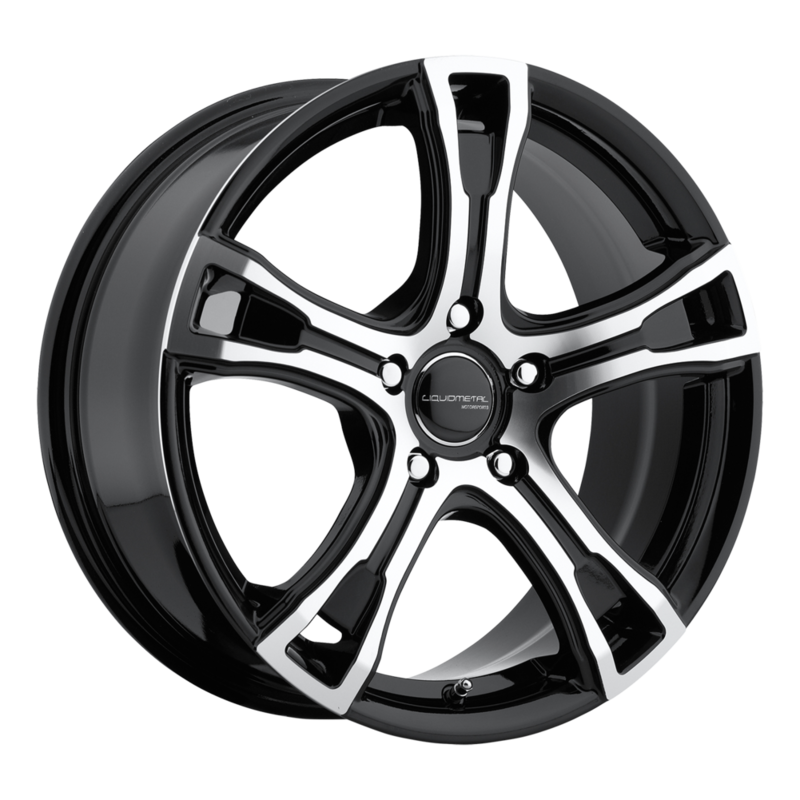 Liquid Metal Push 17 X7.5 5-110.00 40 BKMCMS | Discount Tire