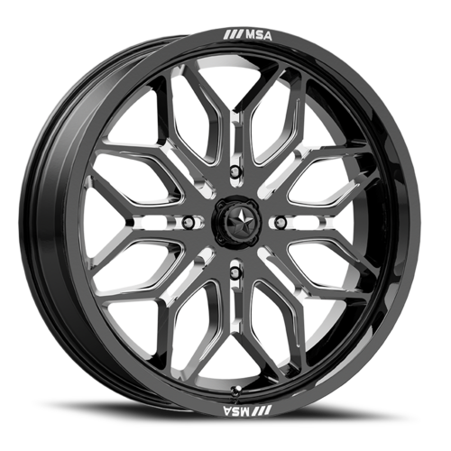MSA Offroad M47 Sniper 24 X7 4-156.00 4.39+3.61BKGLBM | Discount Tire