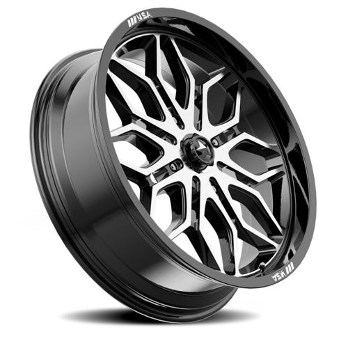 MSA Offroad M47 Sniper 24 X7 4-156.00 4.39+3.61BKGLBM | Discount Tire