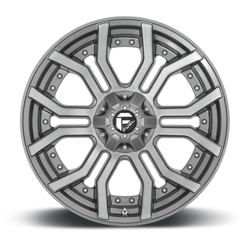 Fuel Wheels Rage Platinum D713 22 X10 6-135.00/139.70 -18 GYBRTD ...