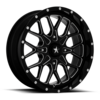 MSA Offroad Wheels M45 Portal 18 X7 4-110.00 4.00+4.00BKGLBM | America ...
