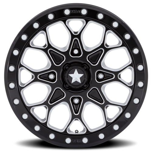 MSA Offroad M48 Portal Beadlock 15 X6 4-110.00 5.00+2.00BKGLBN ...