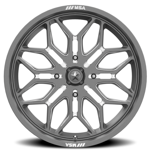 MSA Offroad Wheels M47 Sniper 18 X7 4-136.00 4.39+3.61GYMTBM | America ...
