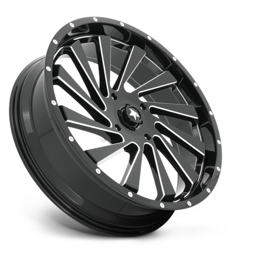 MSA Offroad Wheels M46 Blade 18 X7 4-136.00 4.00+4.00BKGLBM | America's ...