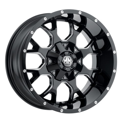 Mayhem Warrior 20 X10 5-127.00/139.70 -25 BKGLBM | Discount Tire