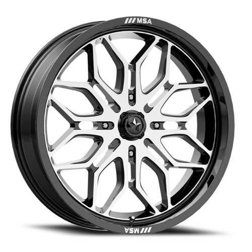 MSA Offroad M47 Sniper 24 X7 4-156.00 4.39+3.61BKGLBM | Discount Tire