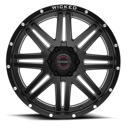 Wicked Off-Road Wheels W901 20 X9 6-139.70 0 BKMTBA | America's Tire