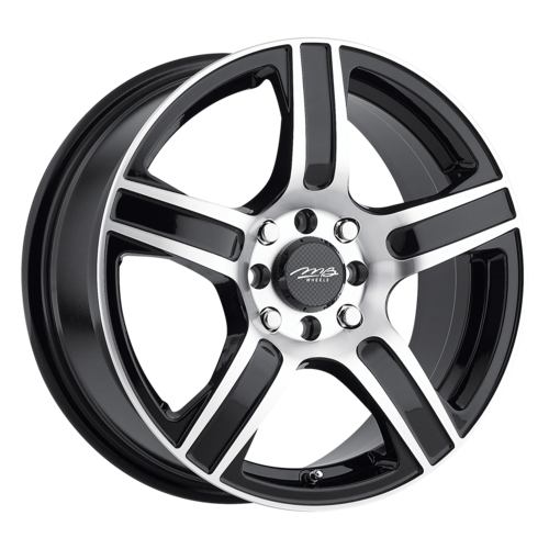 MB Wheels Icon 15 X6.5 4-100.00/108.00 42 BKMCMS | Discount Tire