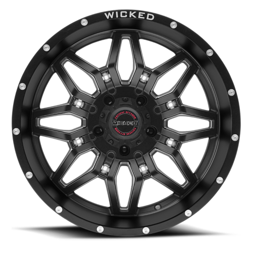 Wicked Off-Road Wheels W909 20 X10 8-180.00 -24 BKMTBA | America's Tire