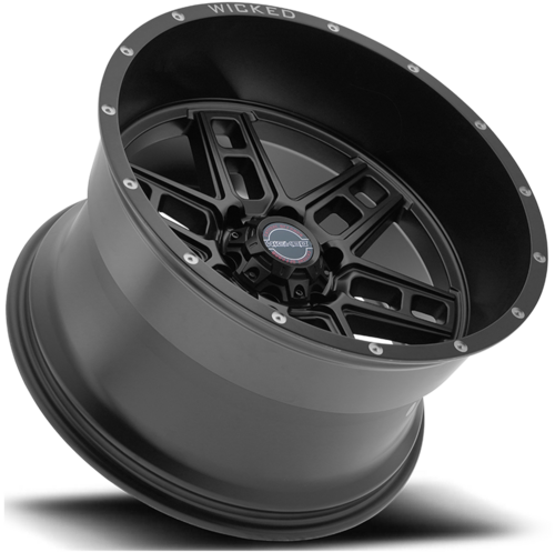 Wicked Off-Road Wheels W906 20 X10 6-139.70 -24 BKMTBA | America's Tire