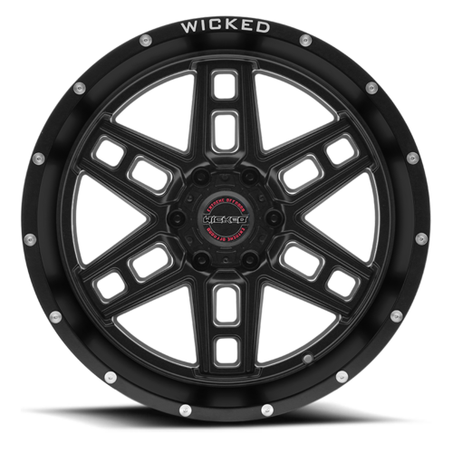 Wicked Off-Road W906 20 X12 6-139.70 -44 BKMTBA | Discount Tire