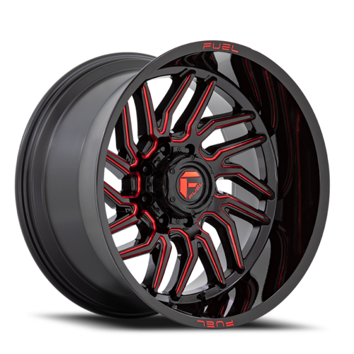 Fuel Wheels Hurricane D808 22 X12 5-127.00 -44 BKGLTR | Discount Tire